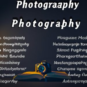 Describing Photography: A Comprehensive Guide to Capturing Moments With ...